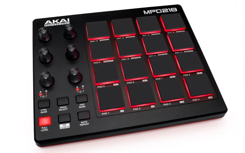 Купить MIDI контроллер AKAI MPD218 | Характеристика, обзор, фото | AUVIX